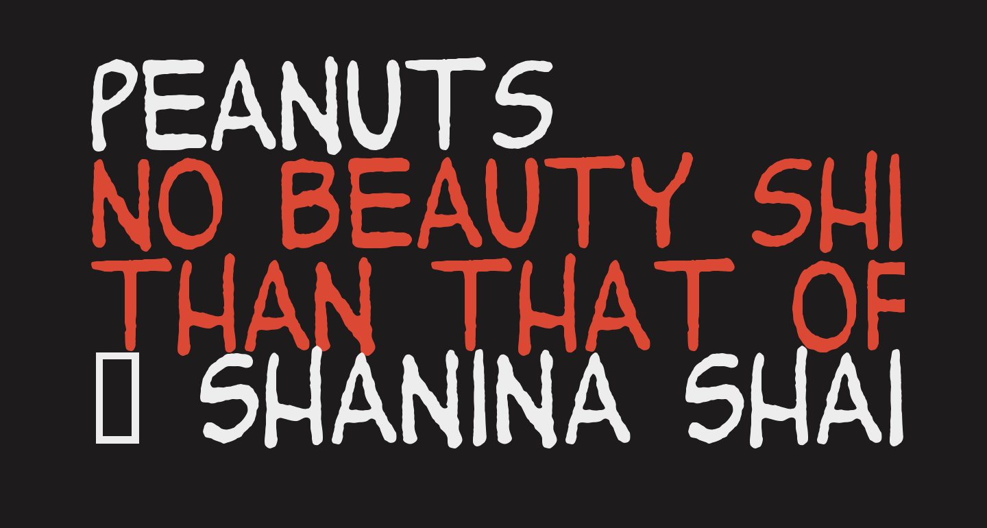 Peanuts free Font - What Font Is