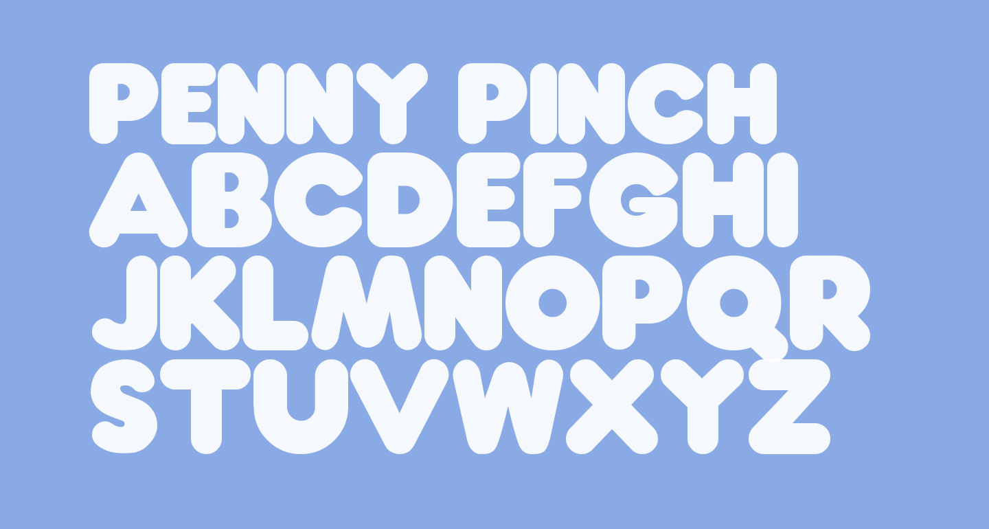Penny Pinch free Font - What Font Is