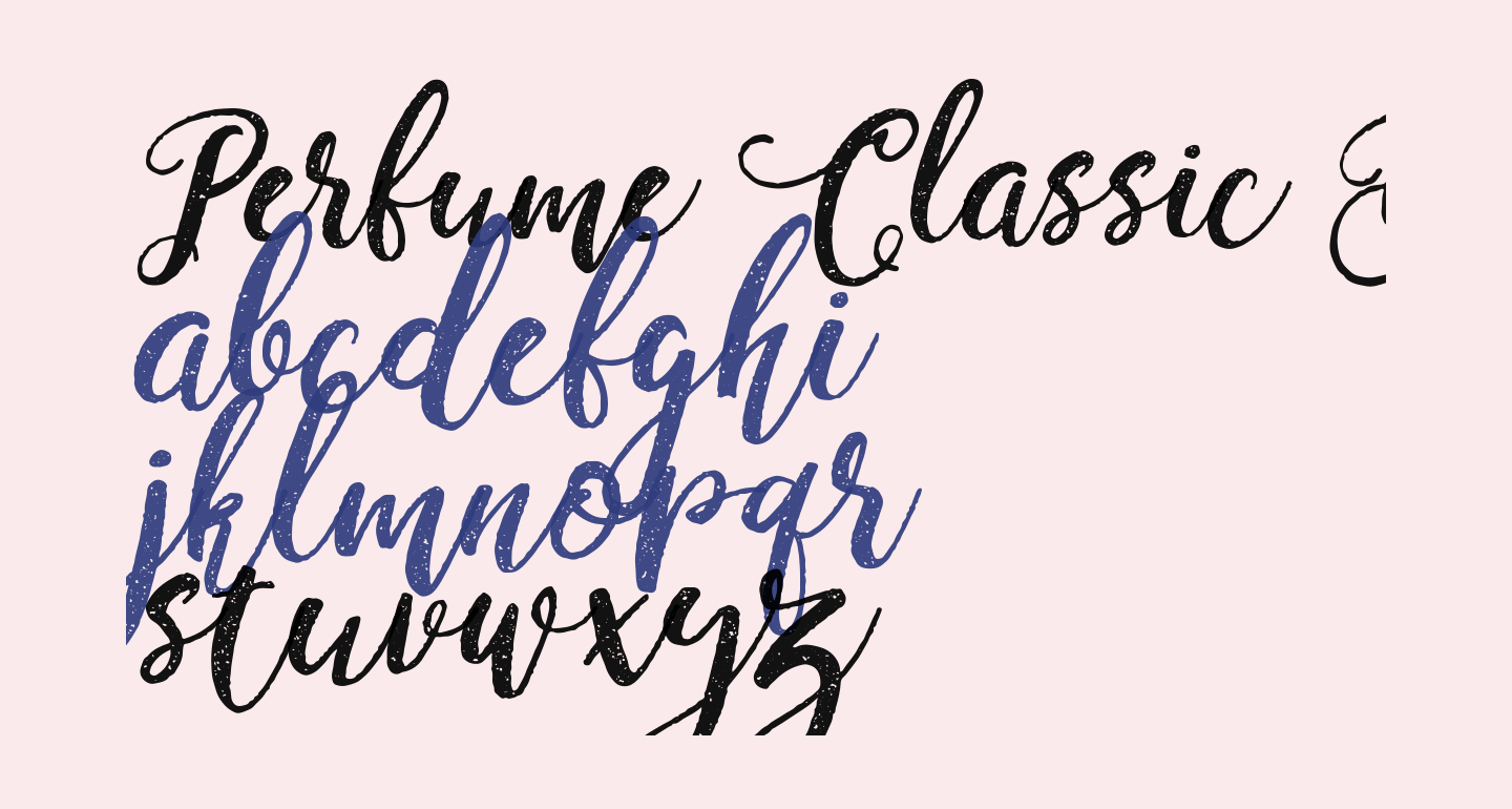 Perfume Classic Demo Version free Font - What Font Is