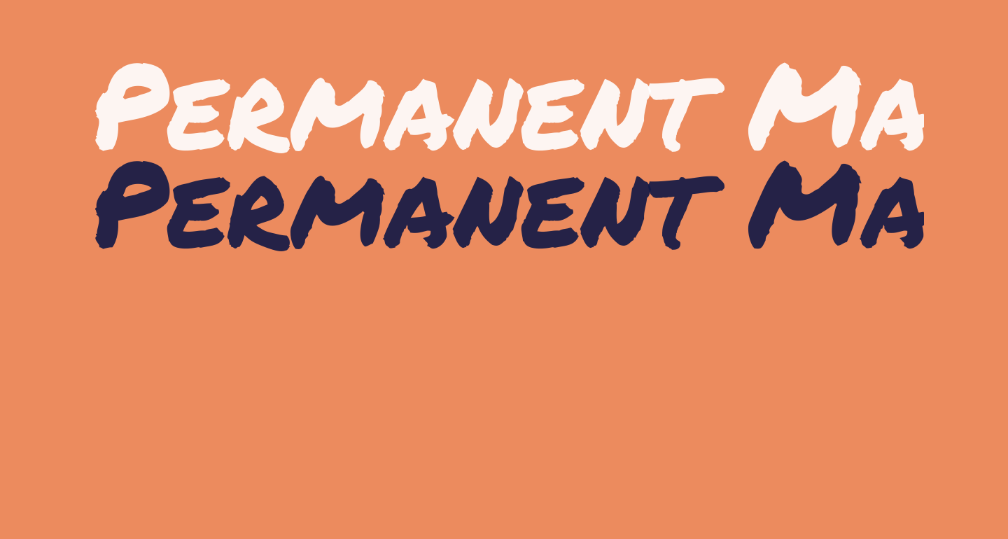 Permanent Marker free Font - What Font Is