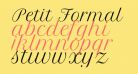 Petit Formal Script free Font - What Font Is