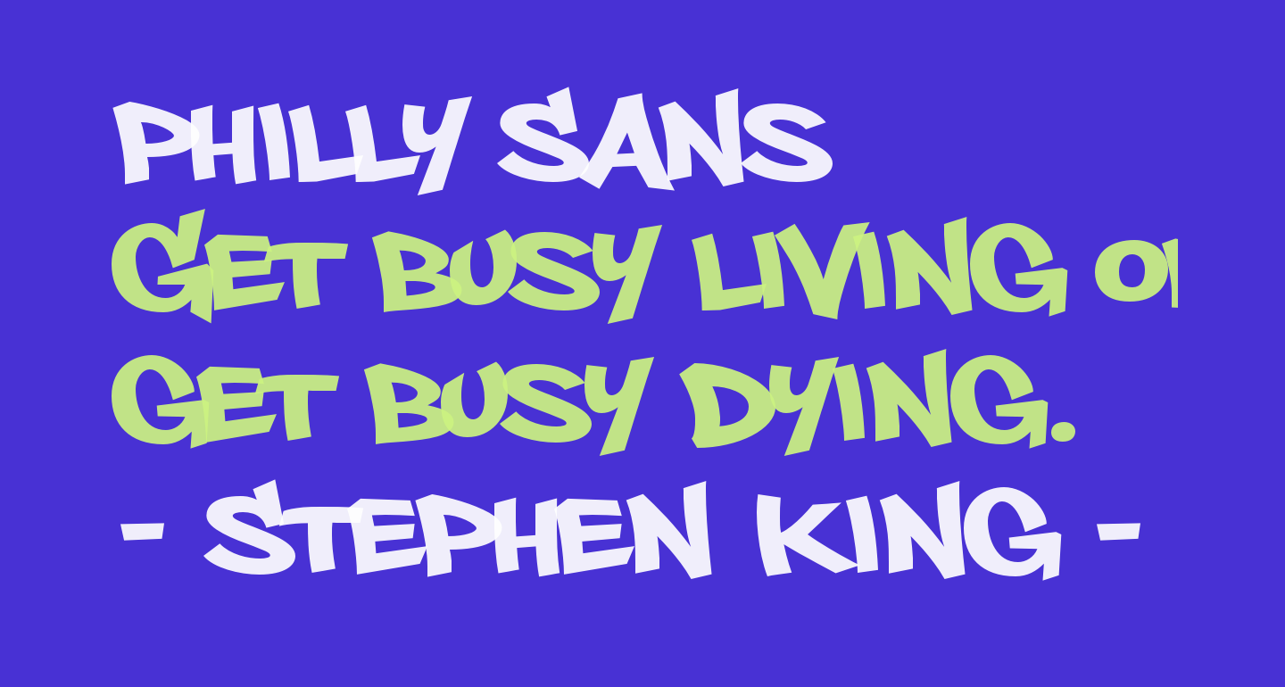 Philly Sans free Font - What Font Is