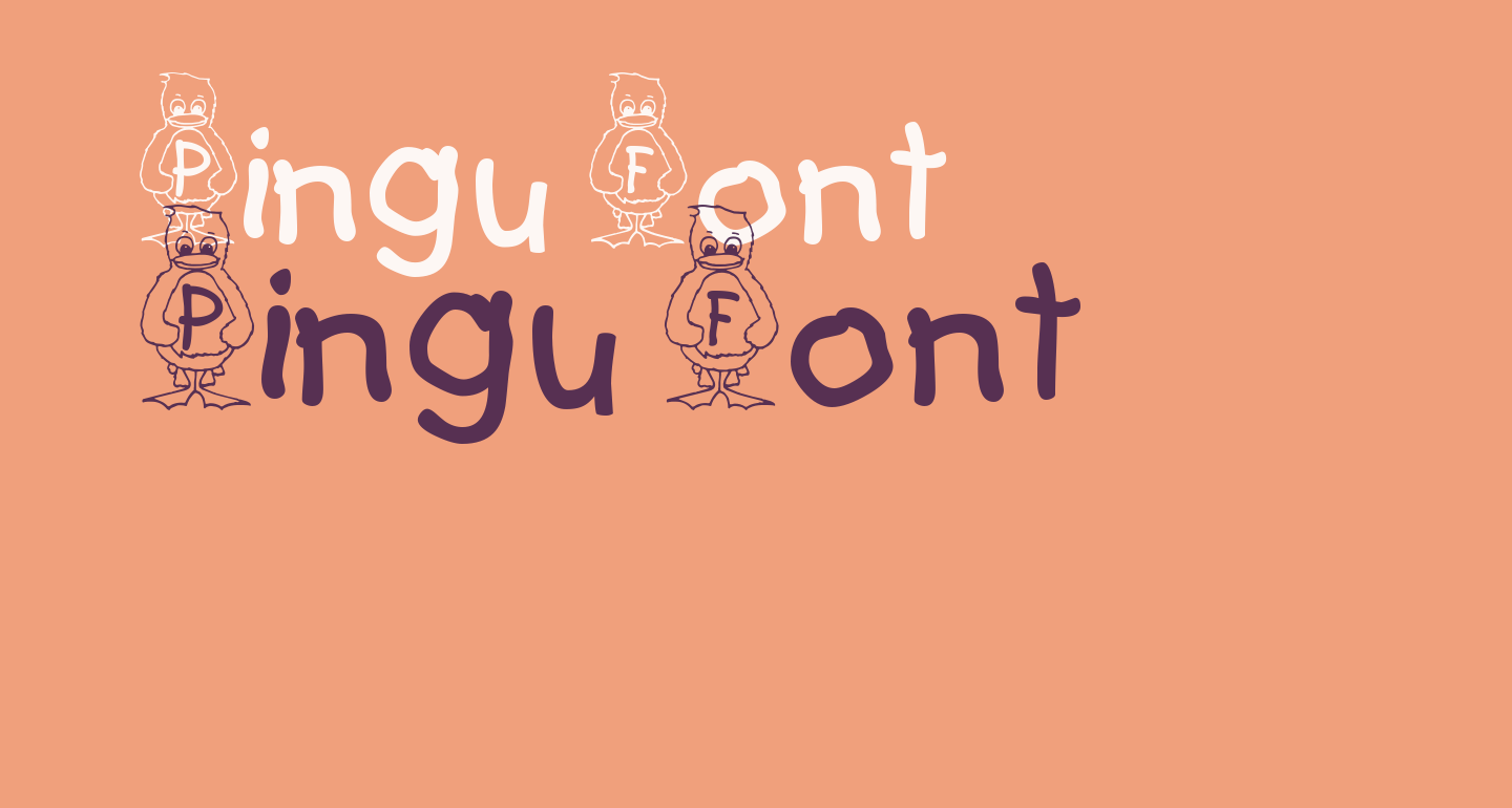 Pingu free Font - What Font Is