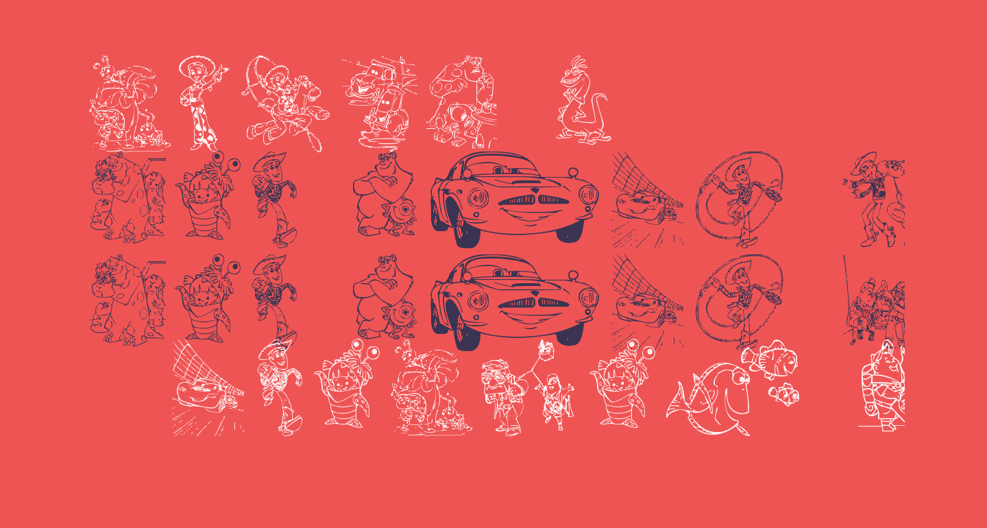 Pixar 1 free Font - What Font Is