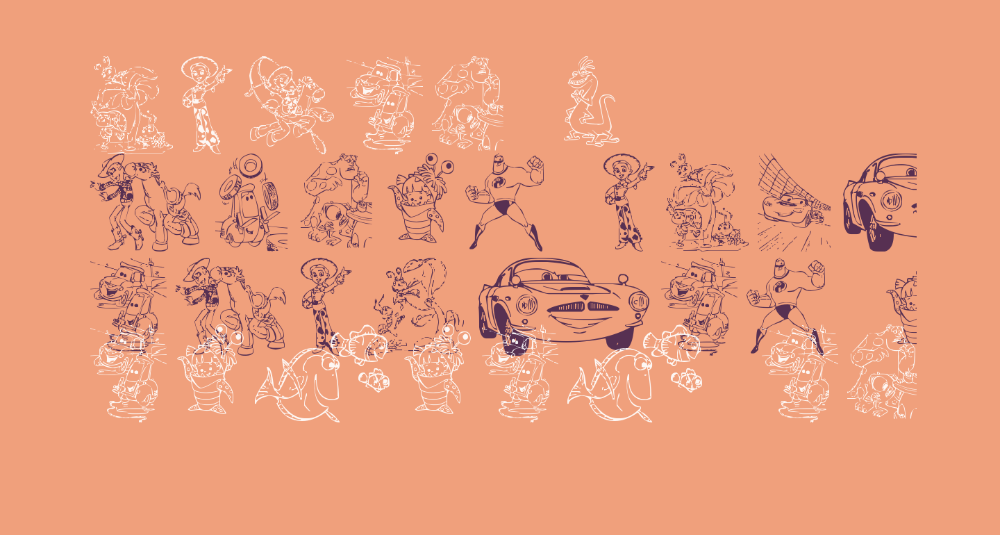 Pixar 1 free Font - What Font Is