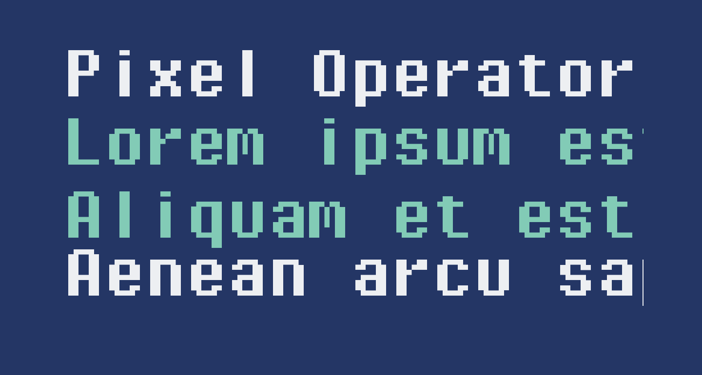 Pixel Operator Mono Bold free Font - What Font Is
