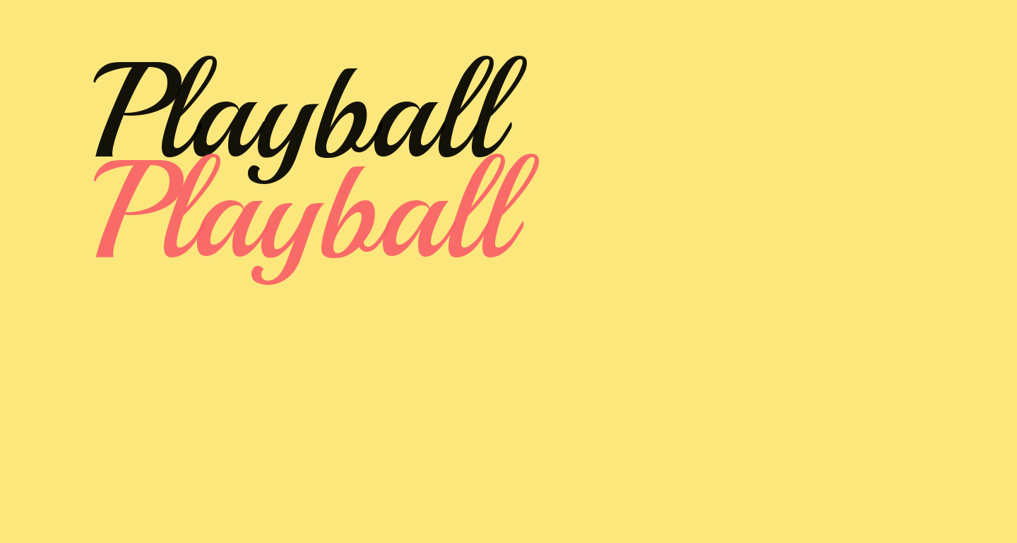 Playball free Font - What Font Is