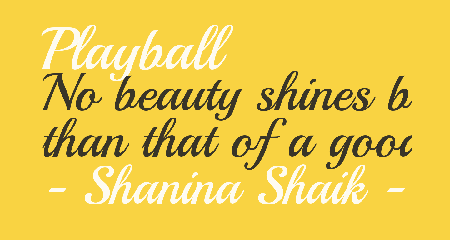 Playball free Font - What Font Is