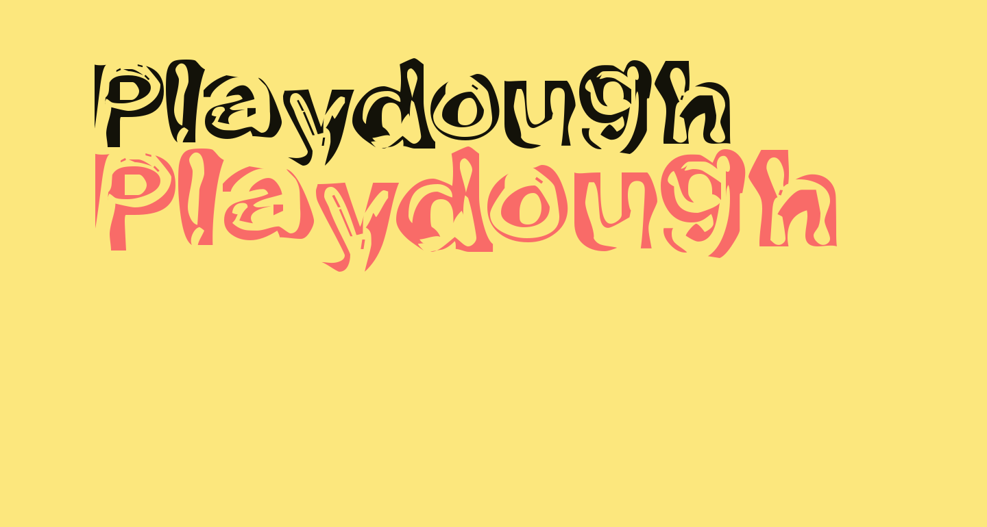 Playdough free Font - What Font Is