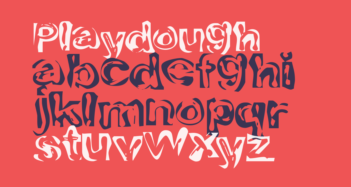 Playdough free Font - What Font Is