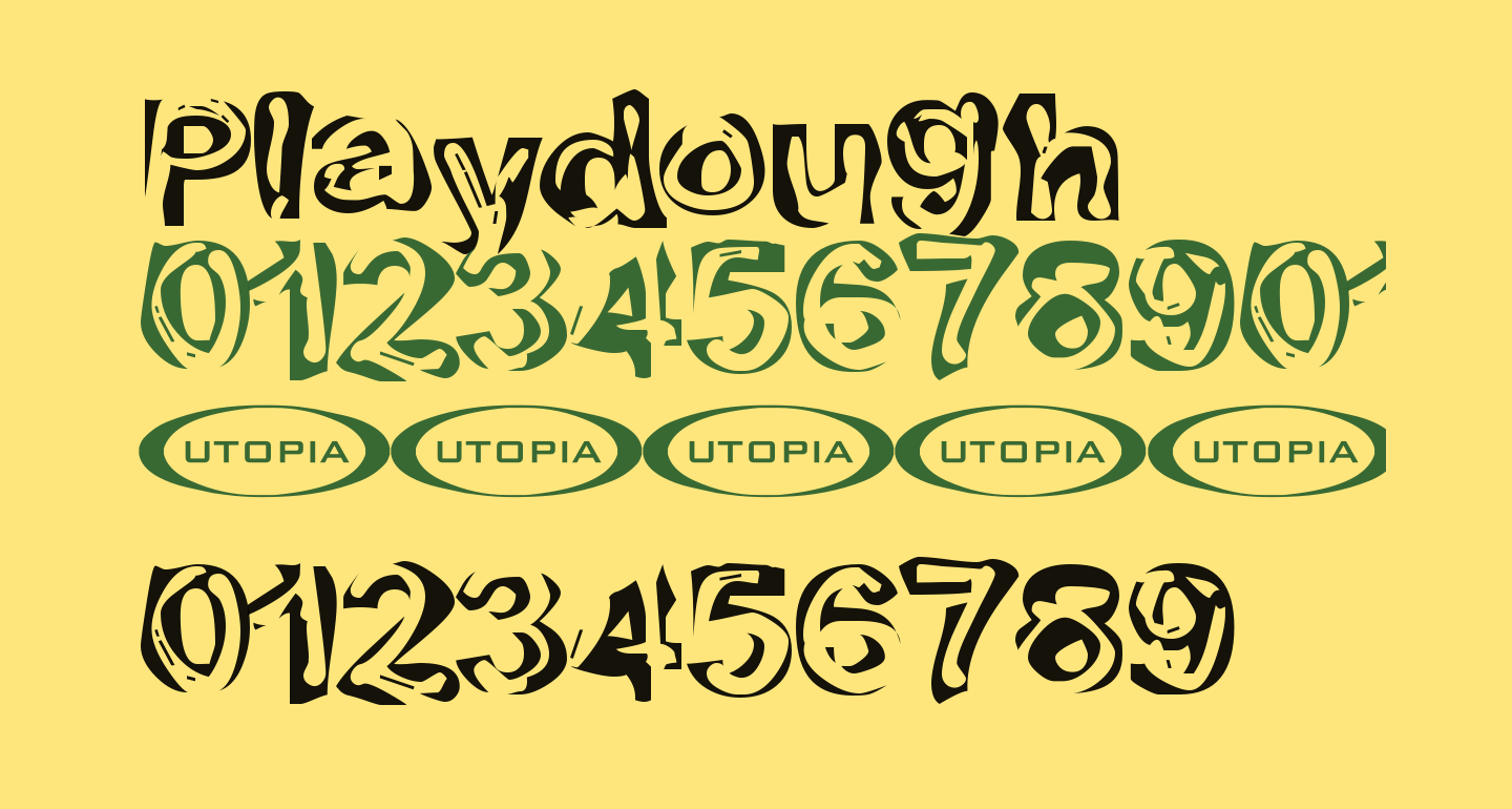 Playdough free Font - What Font Is