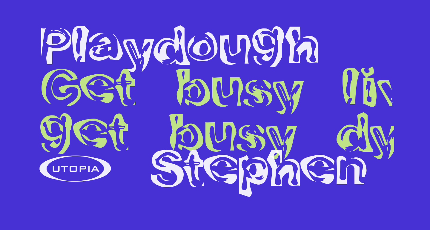 Playdough free Font - What Font Is