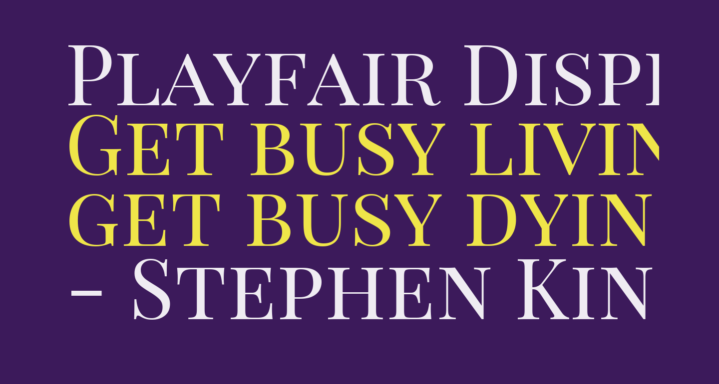 Playfair Display SC Regular free Font - What Font Is