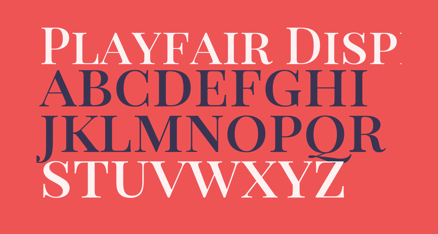 Playfair Display SC SemiBold free Font - What Font Is
