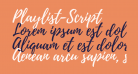 Playlist-Script free Font - What Font Is