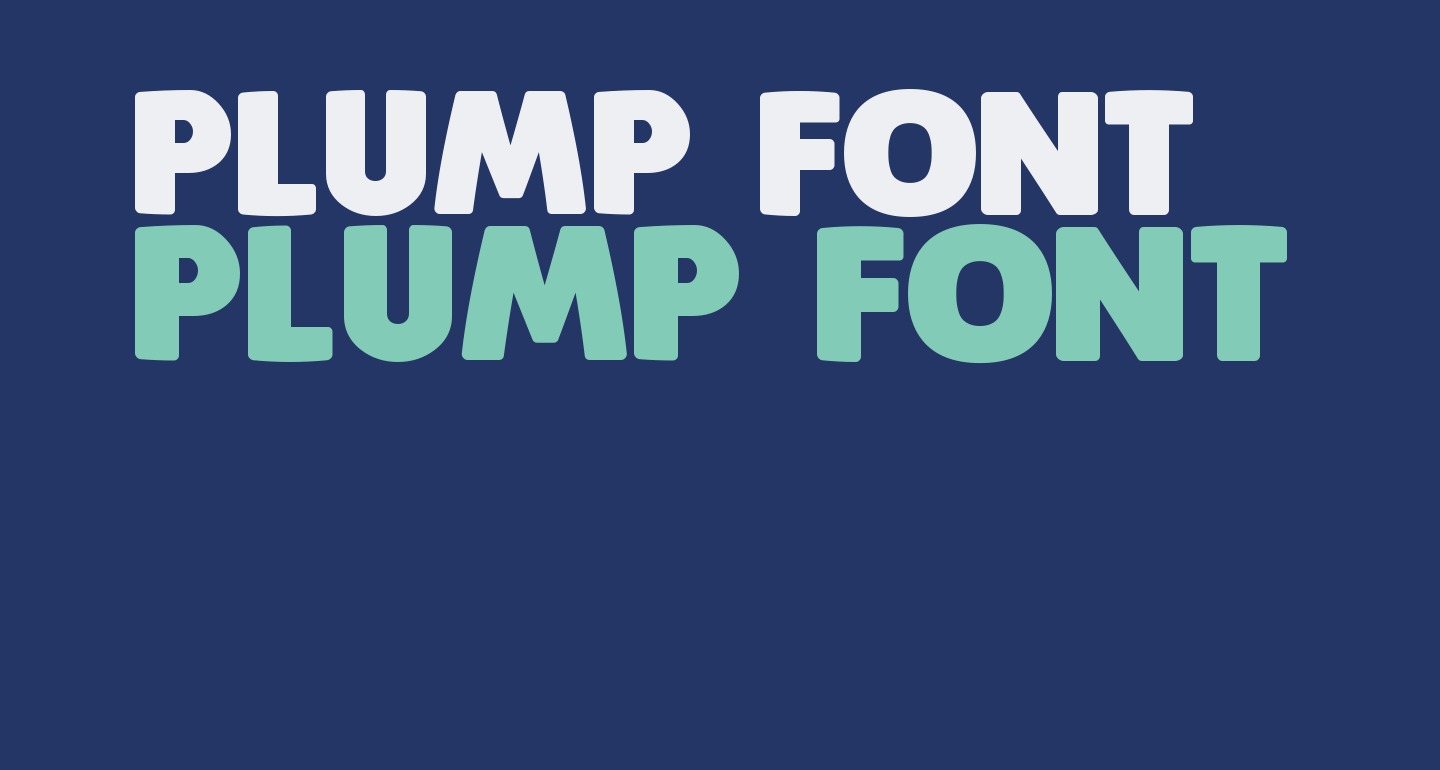 Plump free Font - What Font Is
