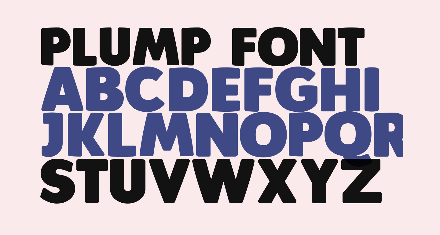 Plump free Font - What Font Is