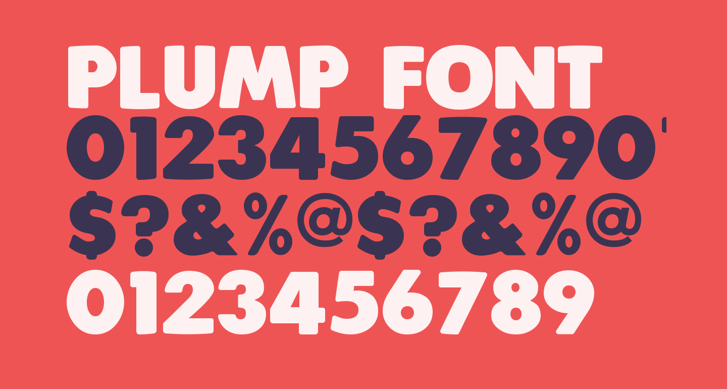 Plump free Font - What Font Is