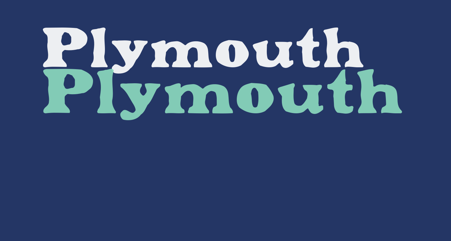 Plymouth free Font - What Font Is