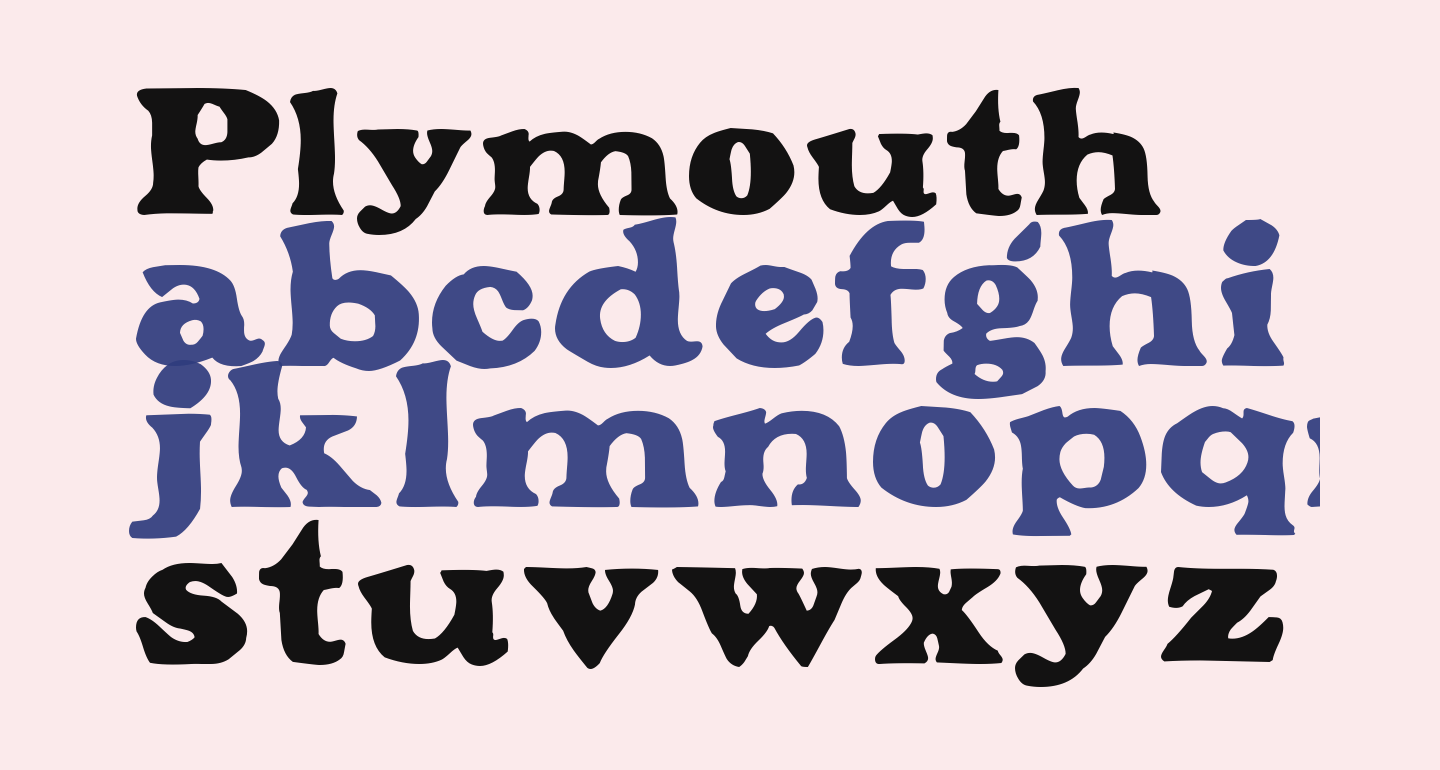 Plymouth free Font - What Font Is