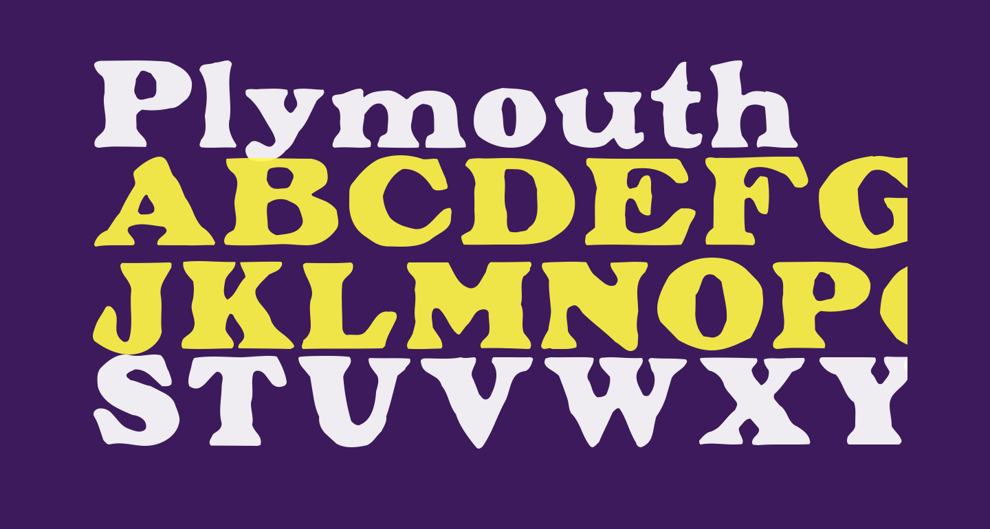Plymouth free Font - What Font Is