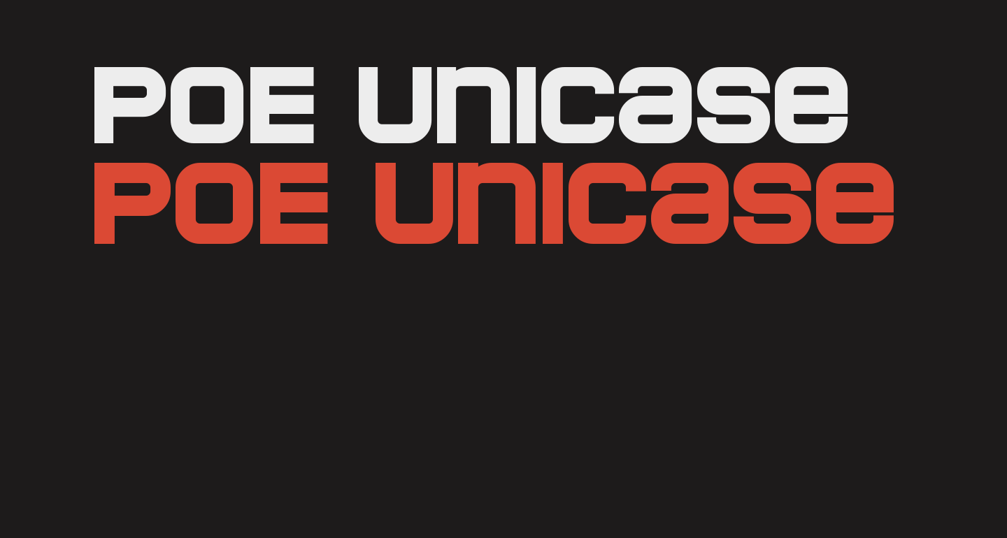 POE Unicase free Font - What Font Is