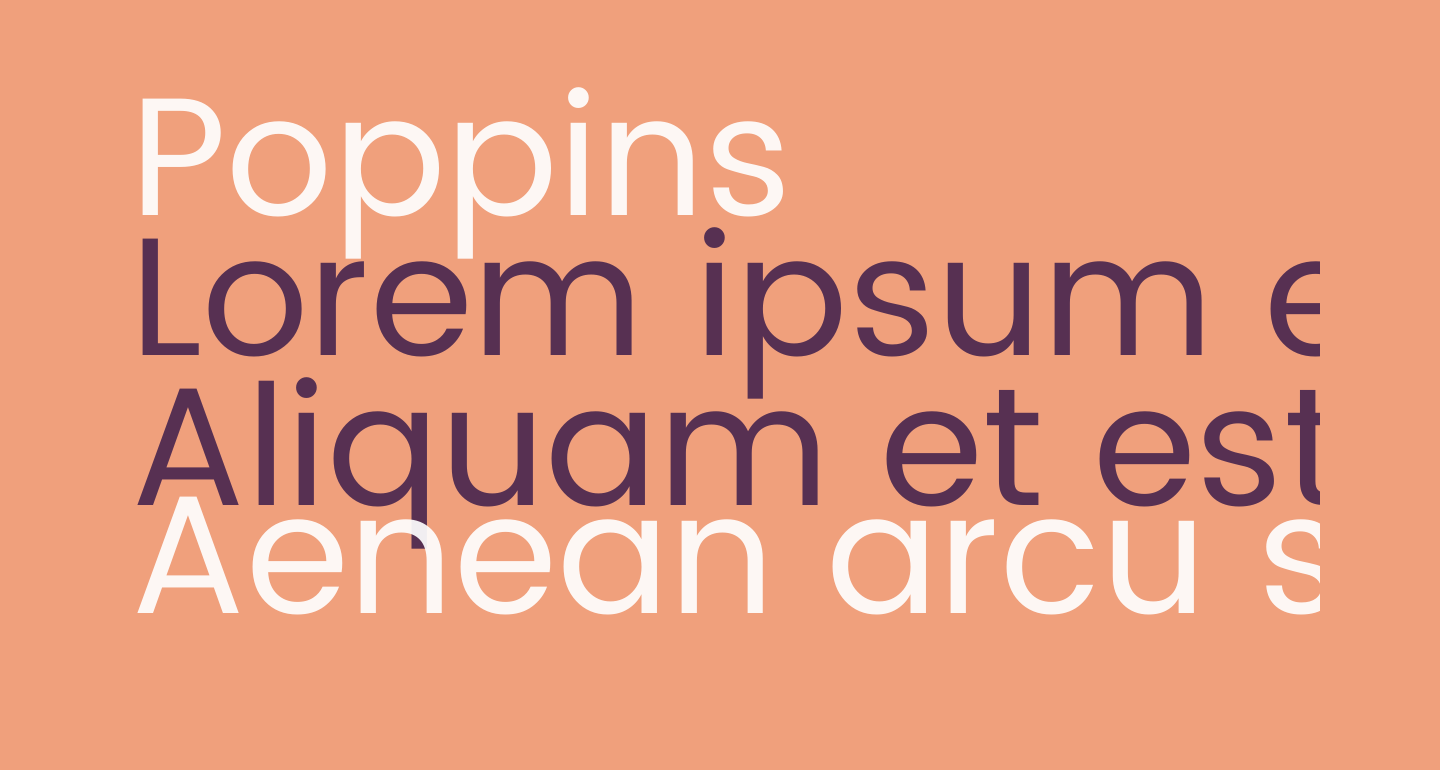 Poppins free Font - What Font Is