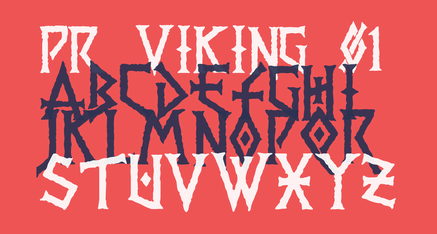 PR Viking 01 free Font - What Font Is