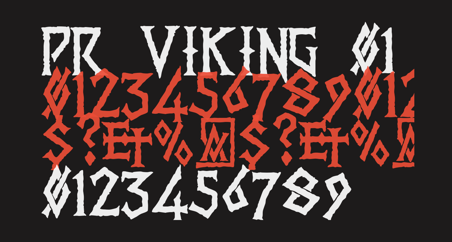 PR Viking 01 free Font - What Font Is