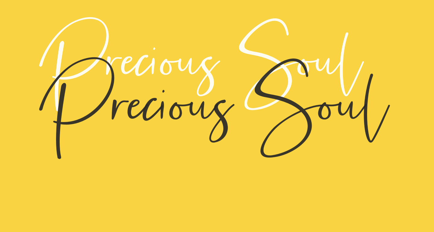 Precious Soul free Font - What Font Is