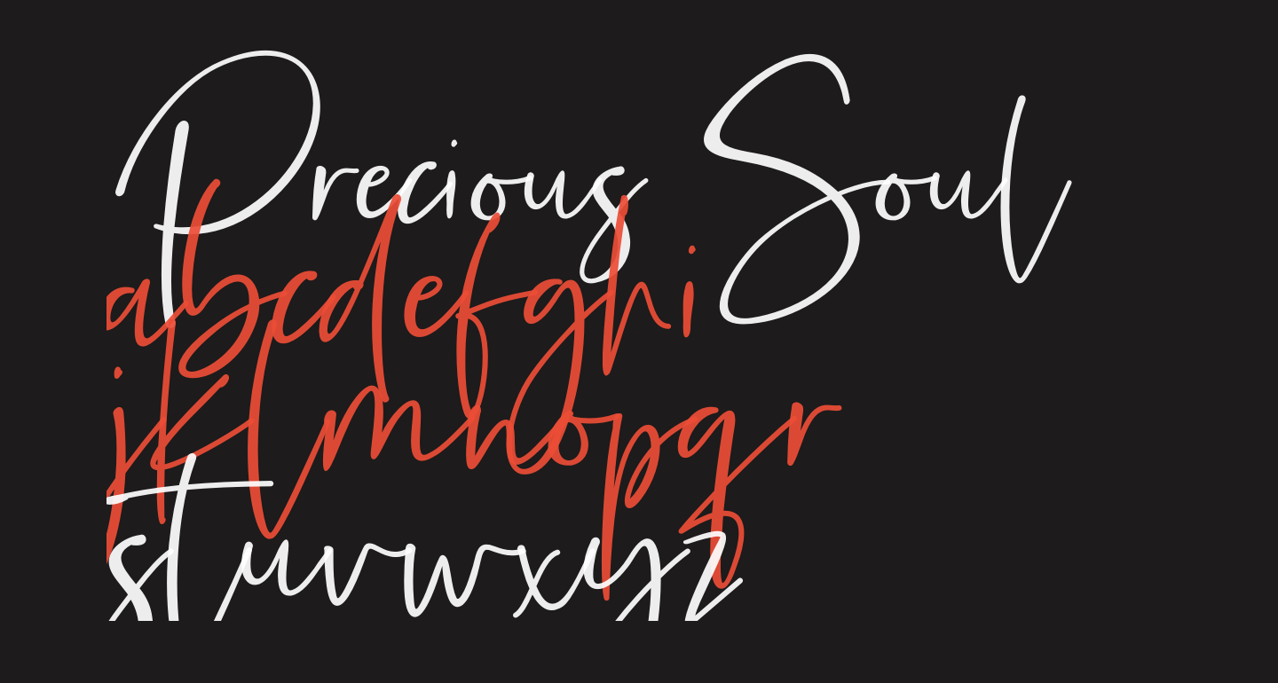 Precious Soul free Font - What Font Is