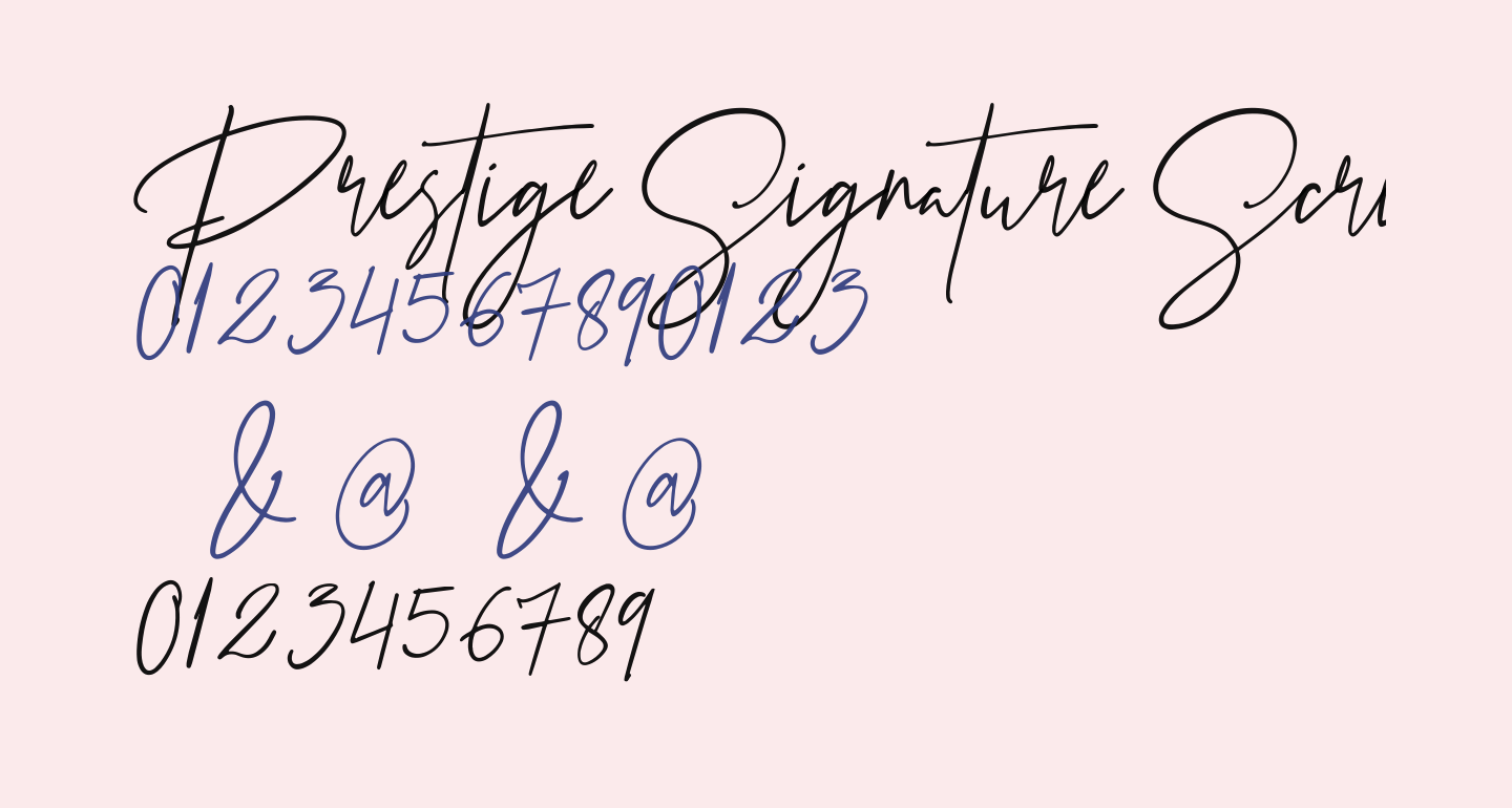 Prestige Signature Script - Demo free Font - What Font Is