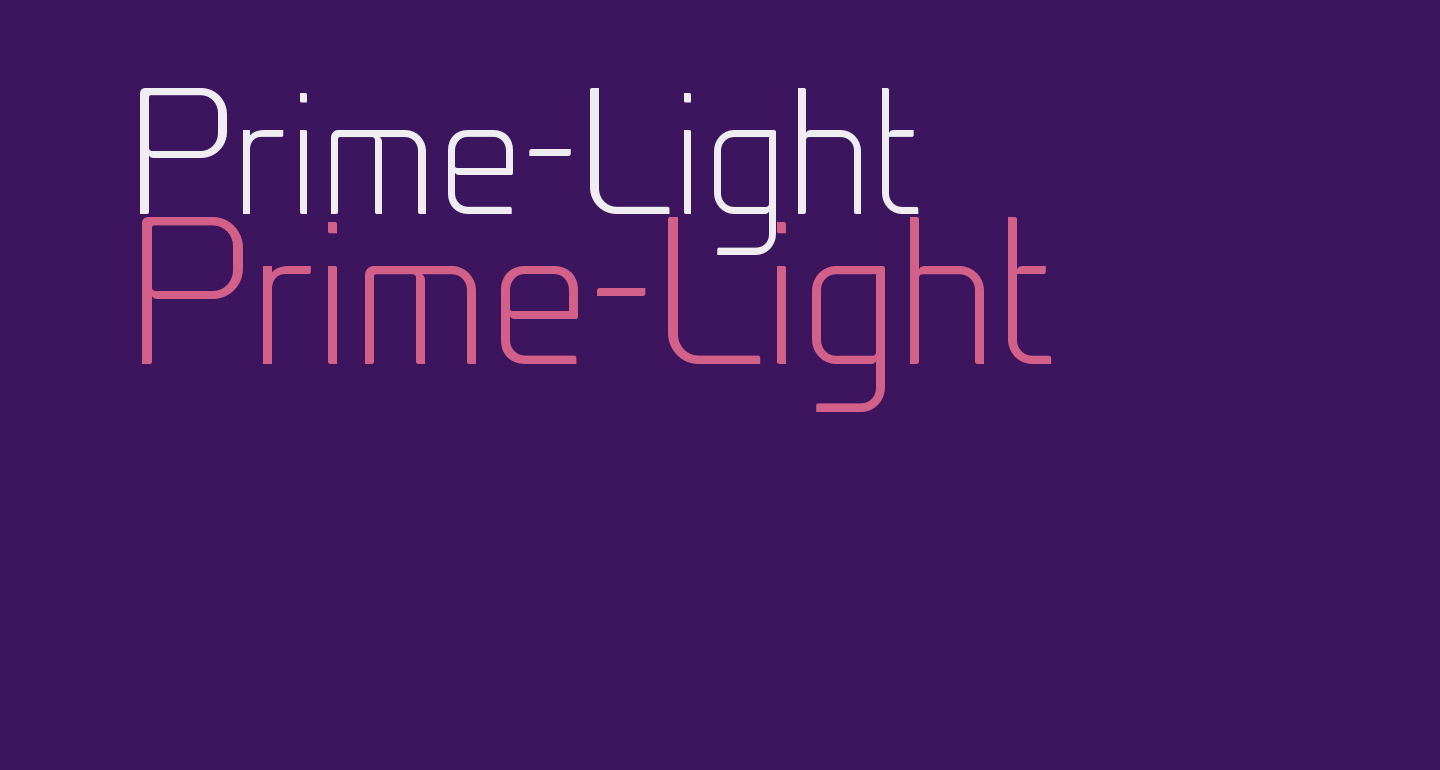 Prime-Light free Font - What Font Is