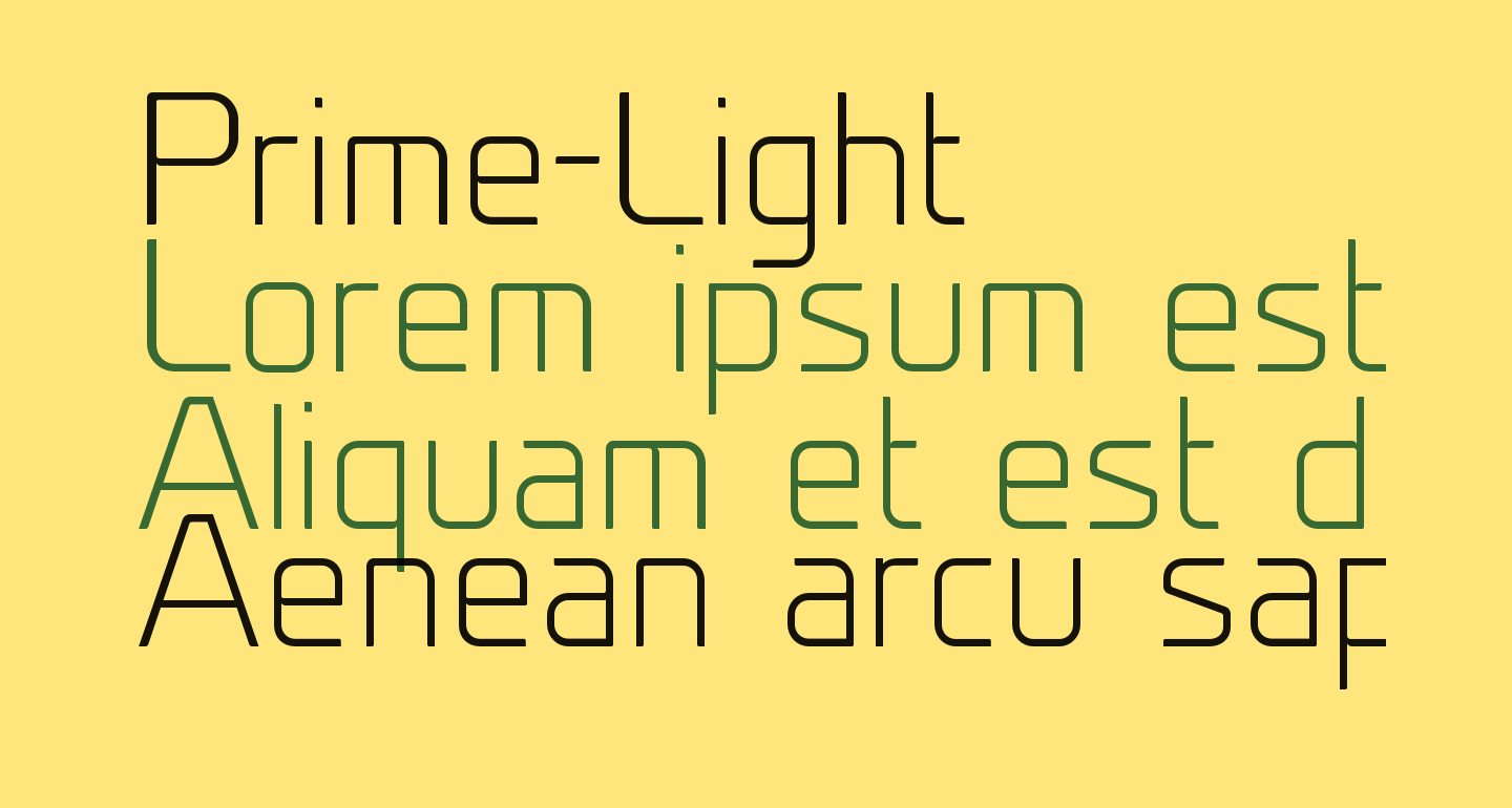 Prime-Light free Font - What Font Is