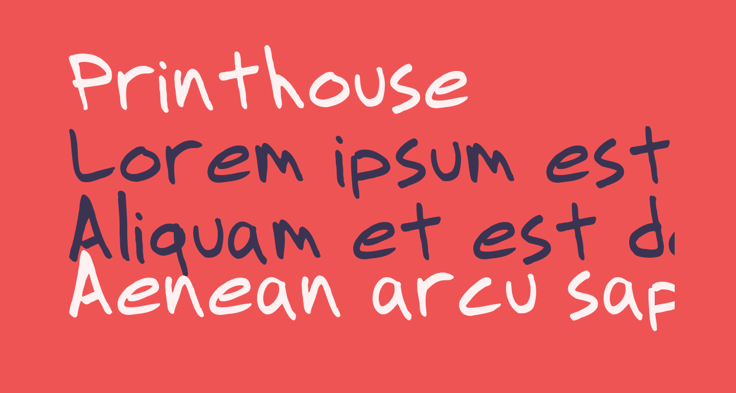 Printhouse free Font - What Font Is