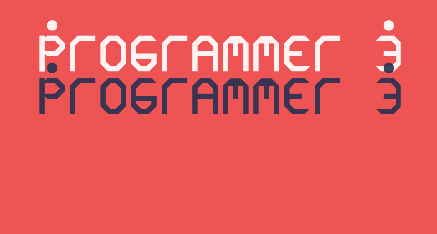 Programmer Font by Kyle free Font - What Font Is