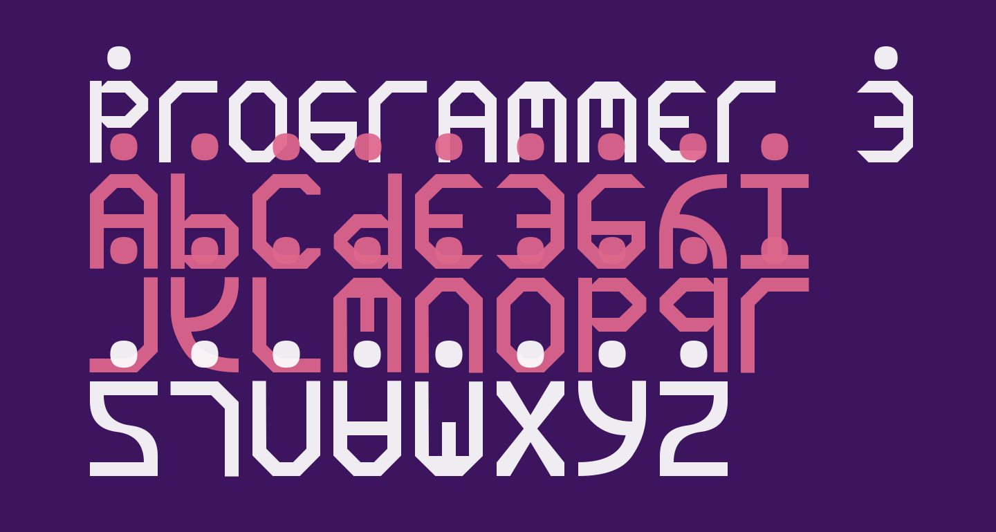 Programmer Font by Kyle free Font - What Font Is