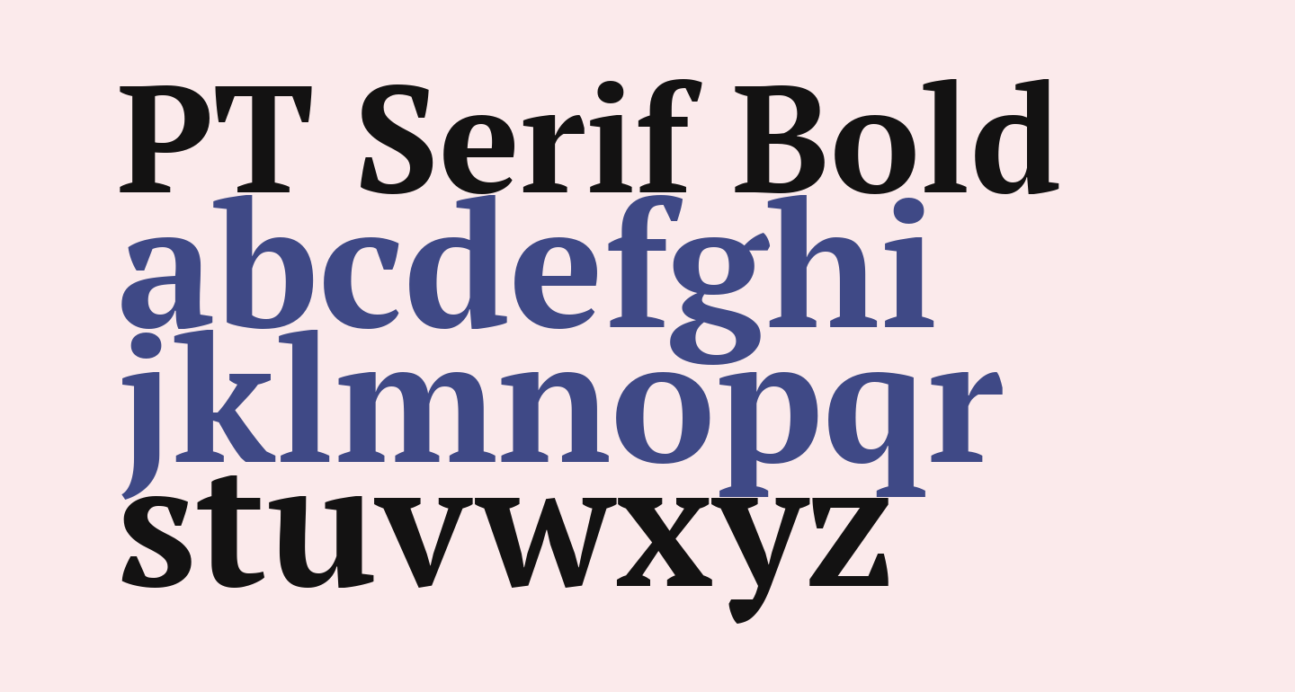 PT Serif Bold free Font - What Font Is