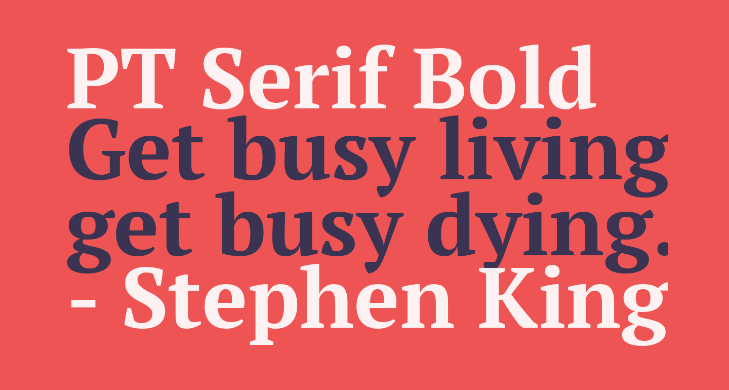 PT Serif Bold free Font - What Font Is