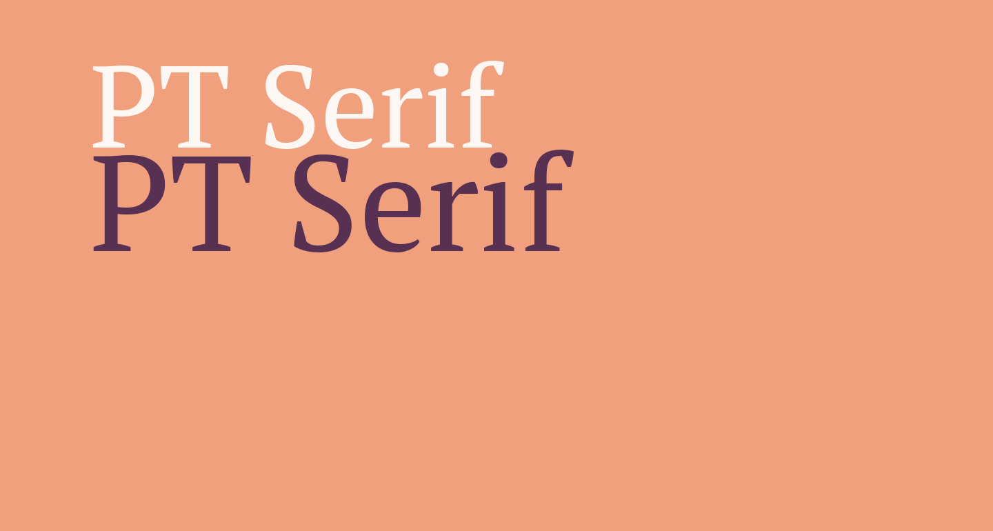 PT Serif free Font - What Font Is