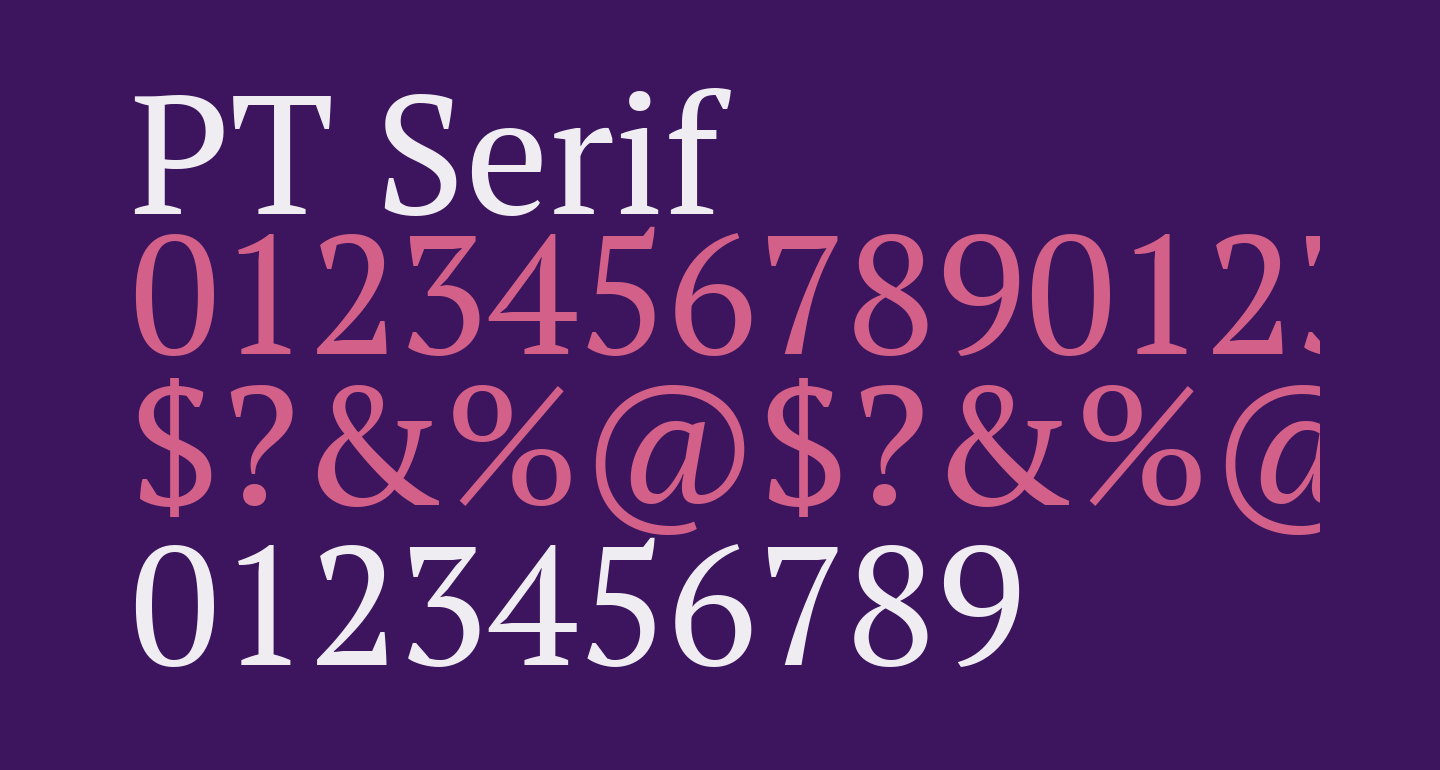 PT Serif free Font - What Font Is