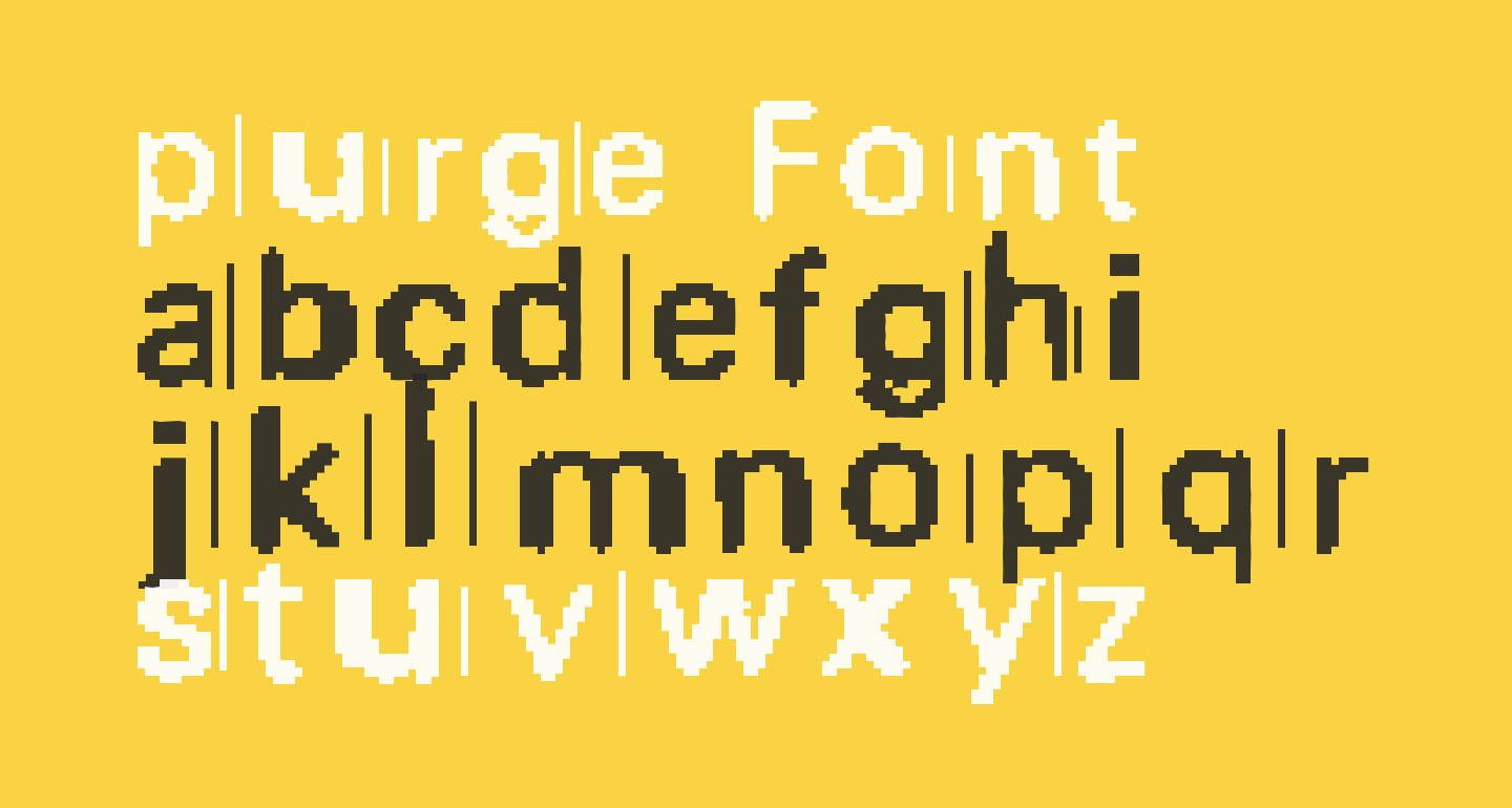 purge free Font - What Font Is
