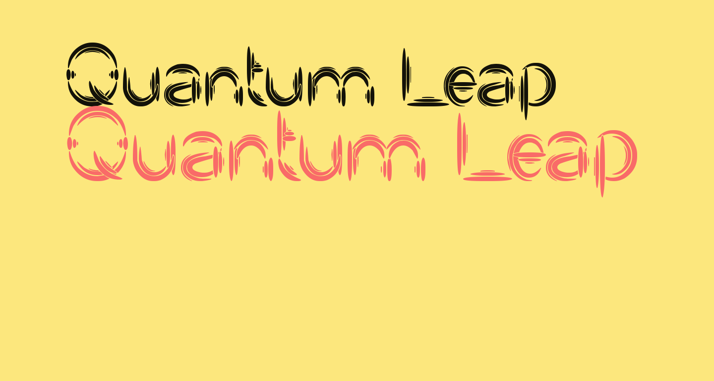 Quantum Leap free Font - What Font Is