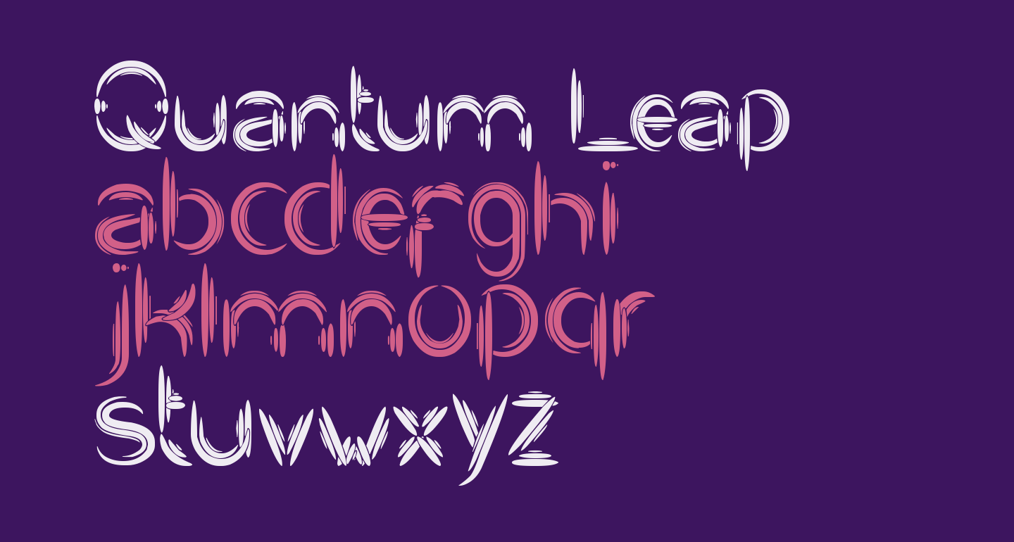 Quantum Leap free Font - What Font Is