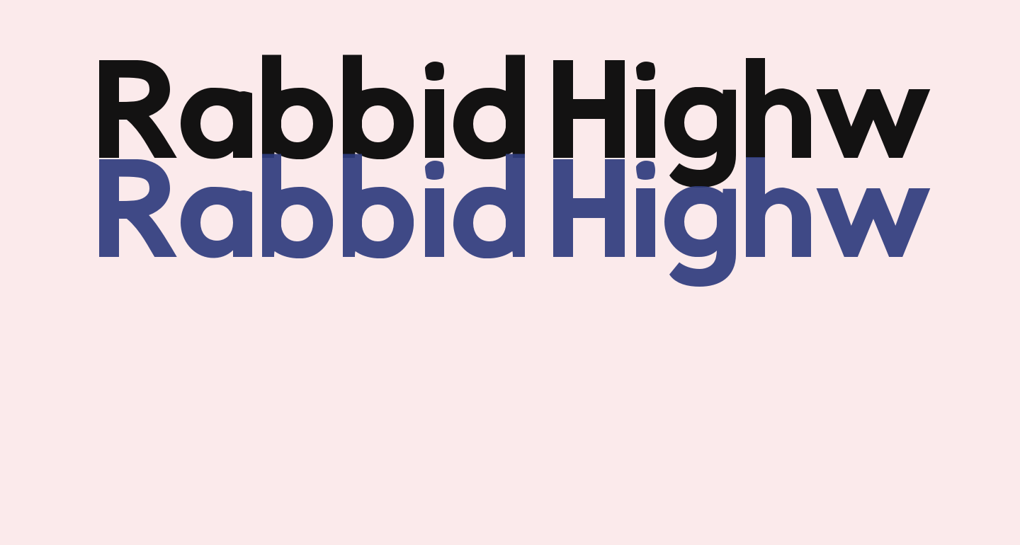 Rabbid Highway Sign II free Font - What Font Is