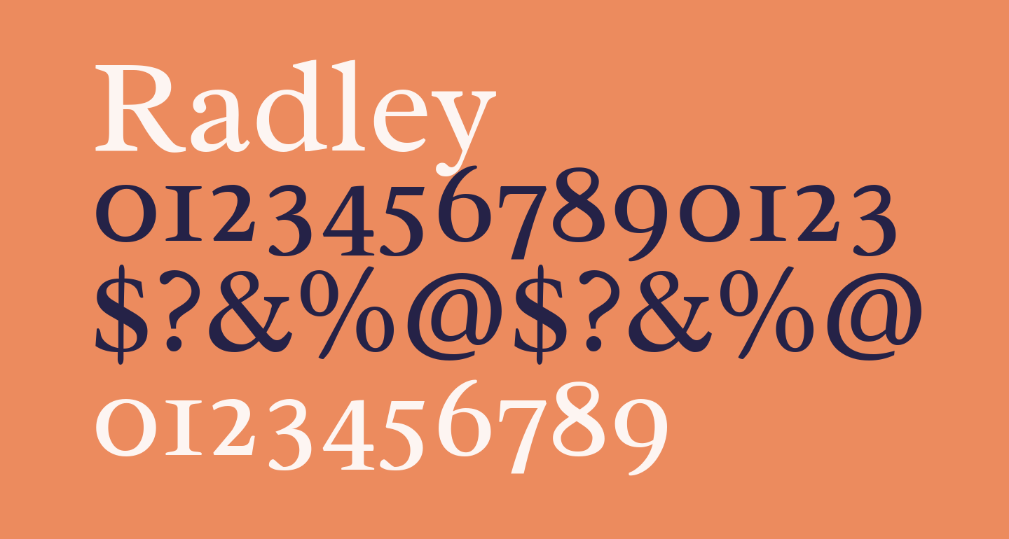 Radley free Font - What Font Is