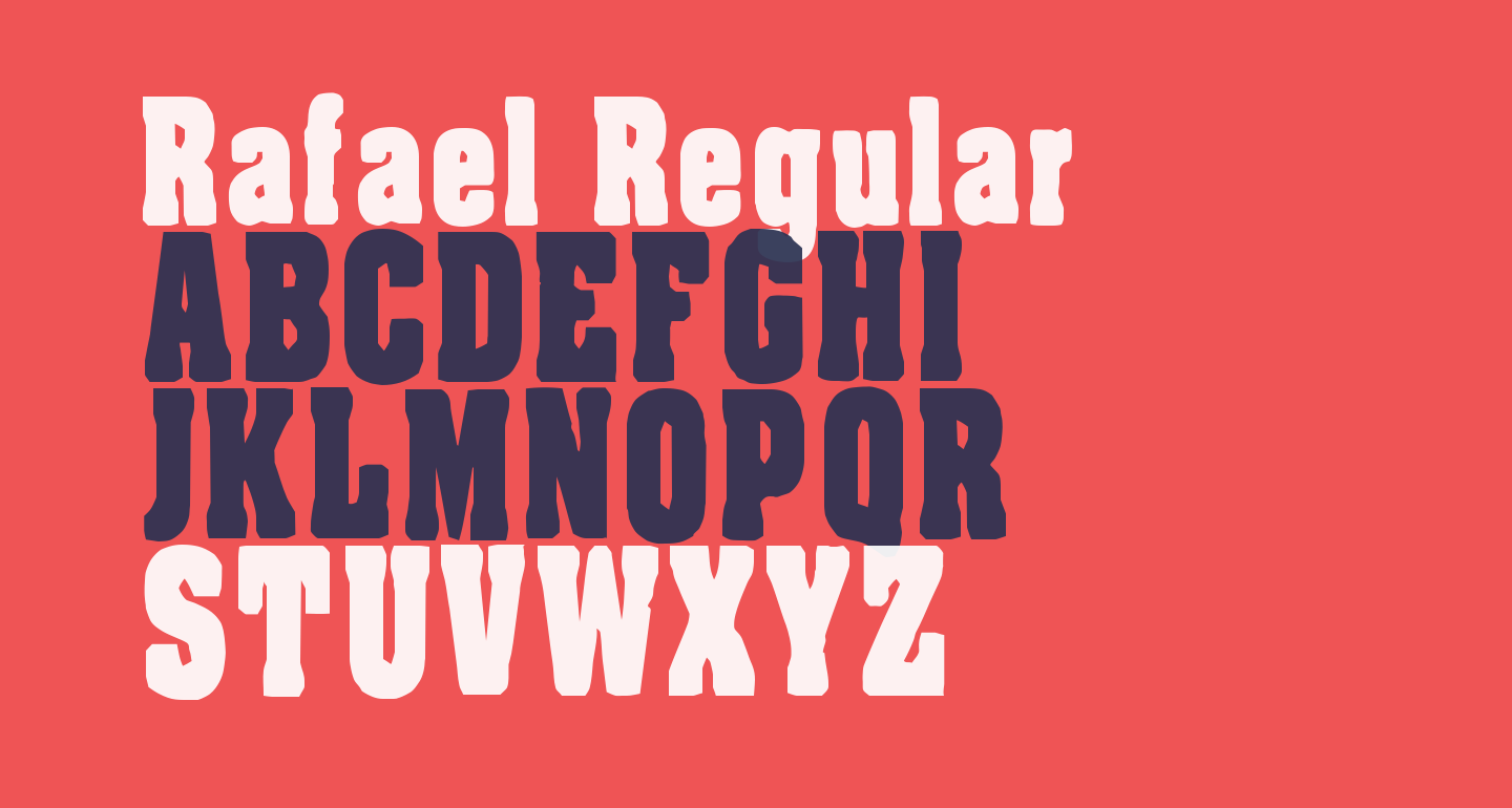 Rafael Regular free Font - What Font Is