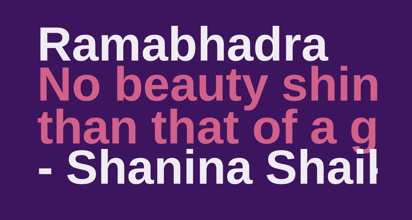 Ramabhadra free Font - What Font Is