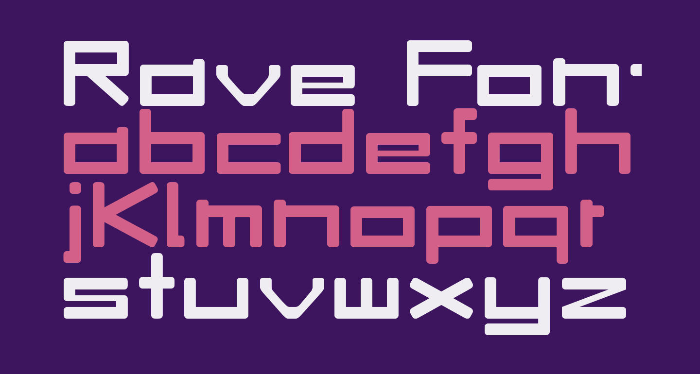 Rave free Font - What Font Is