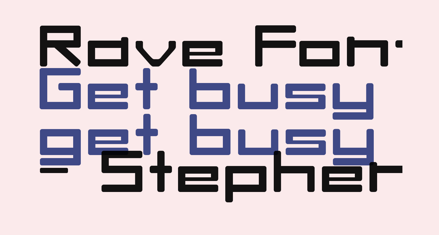 Rave free Font - What Font Is